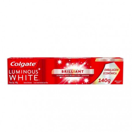 Colgate Pasta Dental Luminous White Brilliant 140g - El Container